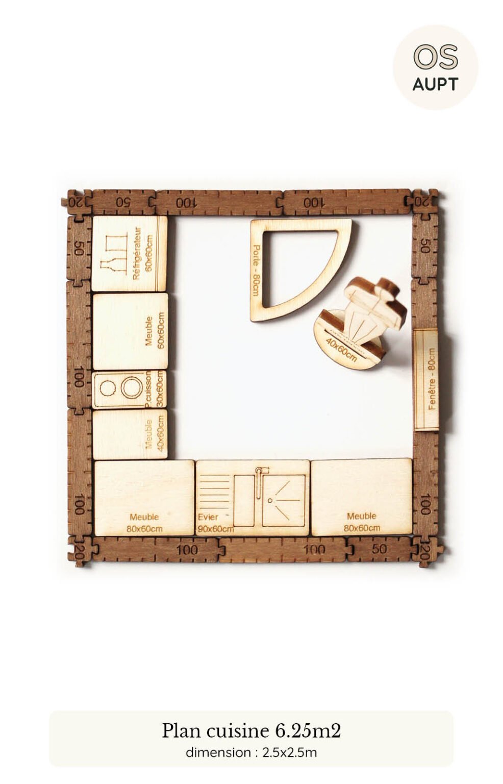 Plan cuisine : 11+ exemples d’aménagement de 4m2 à 16m2 (avec mesures ...